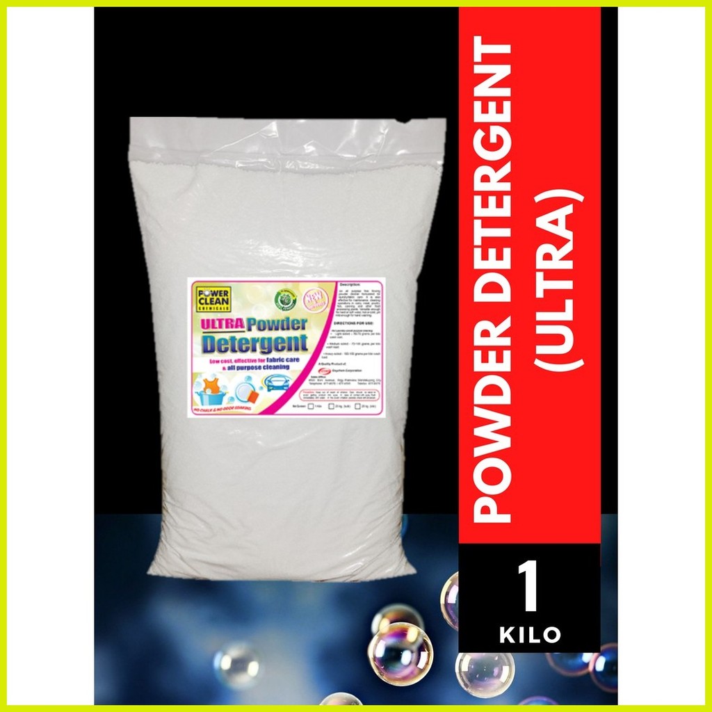 ⚾︎ Ultra Powder Detergent (non-foaming) 1 KILOGRAM Washing Machine Laundry Fabric 1 kg. Wash ...
