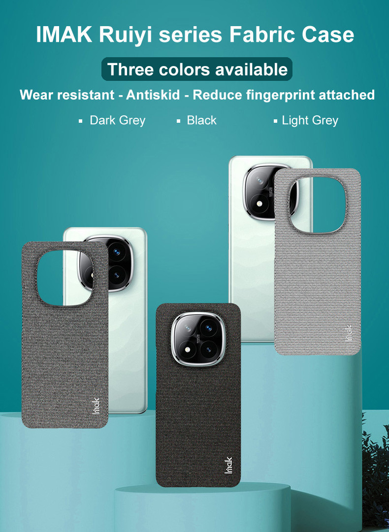 Redmi Note 14 Pro Case IMAK Ruiyi Series Fabric Case for Xiaomi Redmi ...