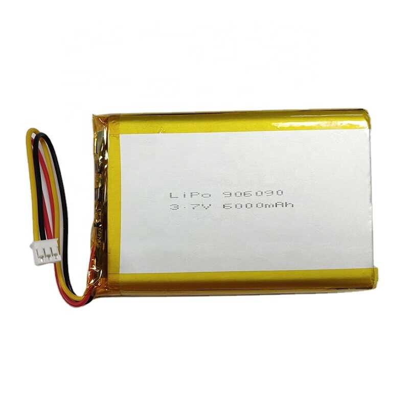High Capacity Lipo 906090 3.7V 6000Mah Rechargeable Lithium Ion Battery ...