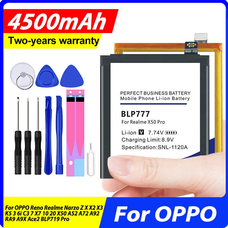 BLP723 BLP749 BLP751 Battery For OPPO Reno Realme Narzo Z X X2 X3 K5 3 ...