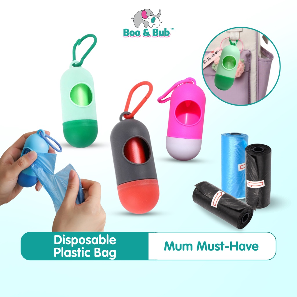 Portable Diaper Disposable Plastic Dispenser Removable Box Garbage Bag ...