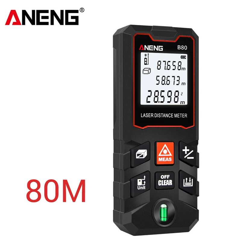 ANG B80 Laser Rangefinders 80m Digital Ruler Test Tools High Precision ...