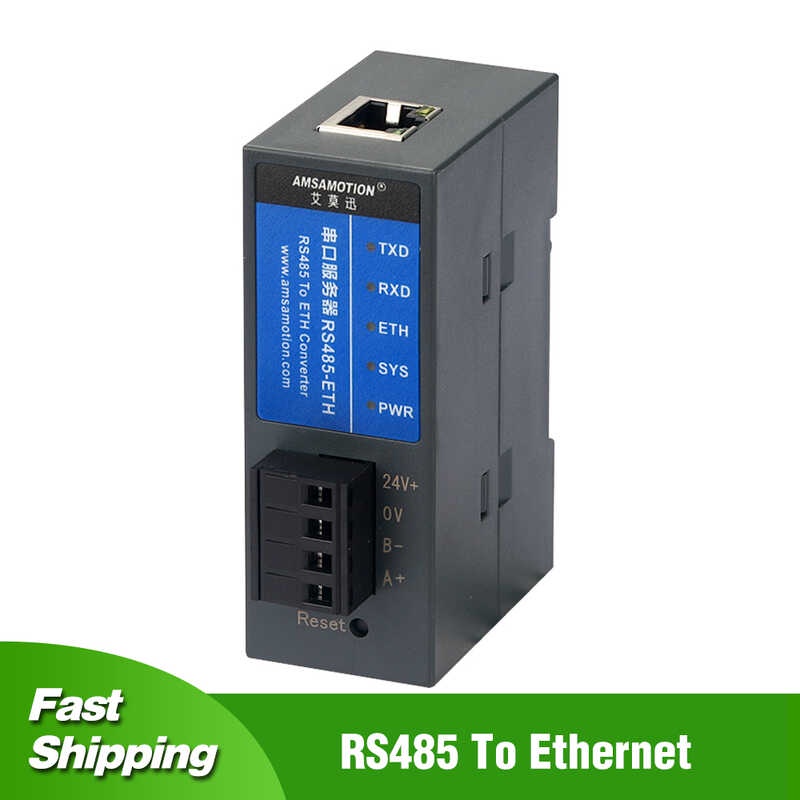 RS485 to Ethernet Port Serial Server Modbus Gateway RTU to TCP Protocol ...