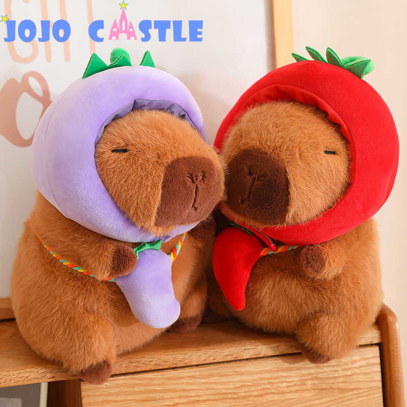 CASTLE JOJO 28/40Cm Capybara Plush Toys Soft Stuffed Cute Cartoon ...
