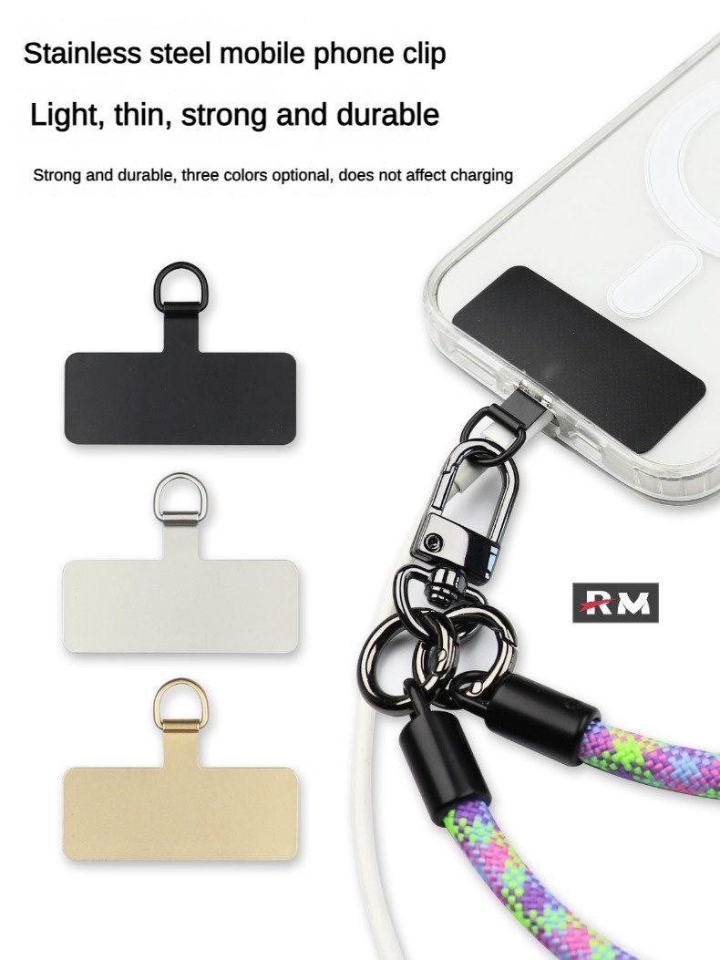 Stainless Steel Mobile Phone Lanyard Clip Mobile Phone Sling Metal ...