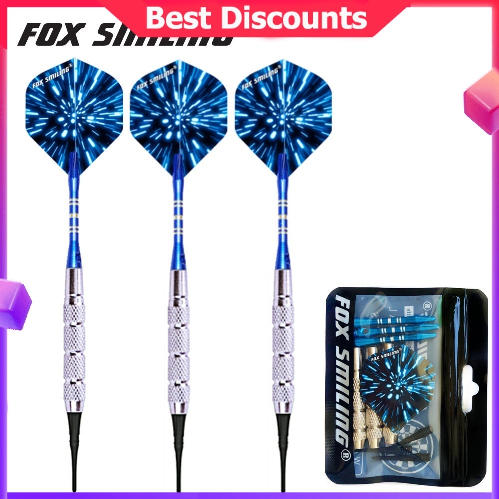 FOX SMILING 18g Soft Tip Darts Pin Professional Electronic Plastic Tip ...