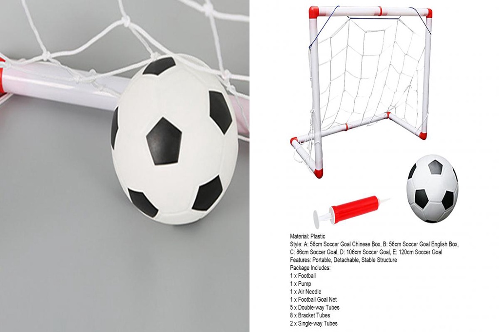SL 1 Set Plastic Mini Soccer Toy Outdoor Games Kids Net Target Training ...
