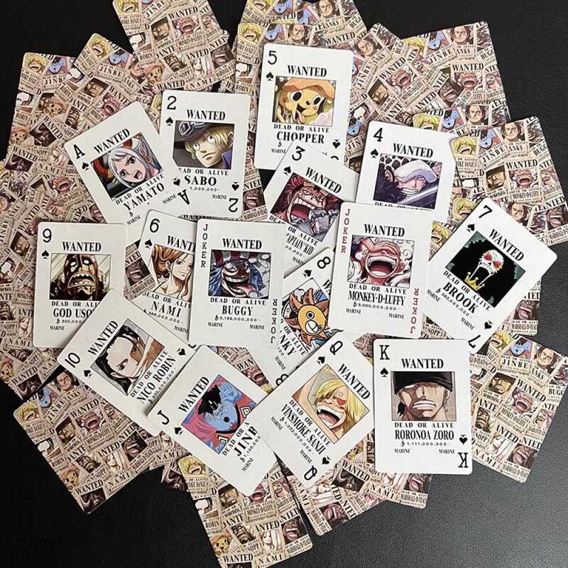 One Piece Anime Peripherals Limited Edition Playing Cards New World ...