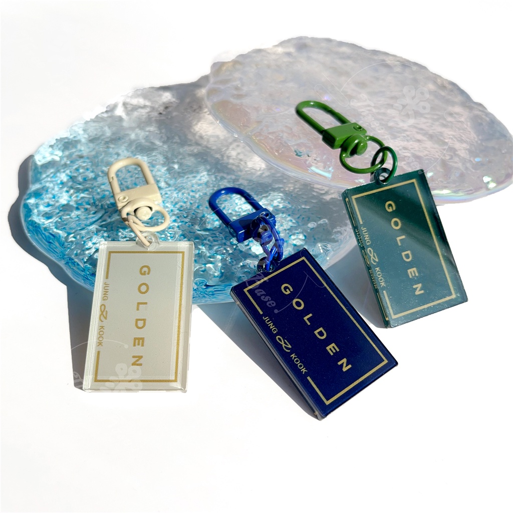 Keychain BTS613 JUNGKOOK GOLDEN Acrylic KeyRing V LAYOVER Keychain ...