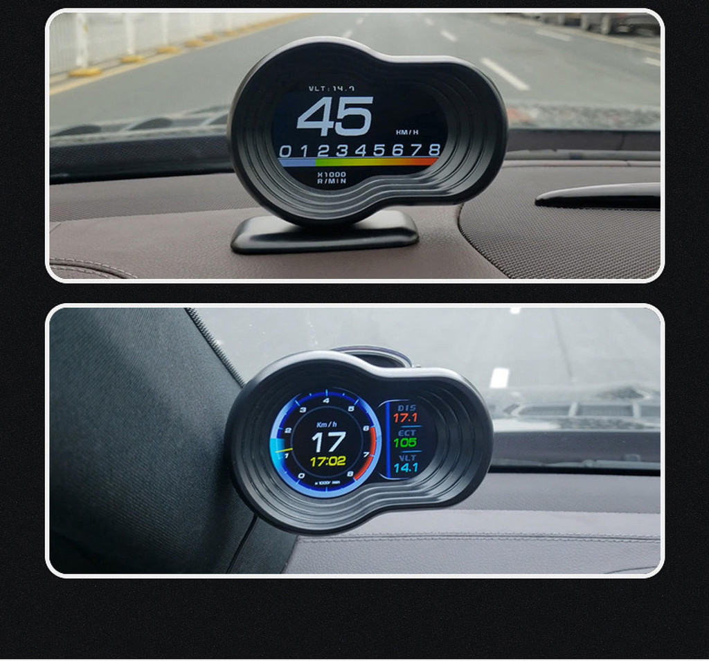 F9 OBD2 On-Board Computer Car Digital Computer Display OBD Scanner Fuel ...