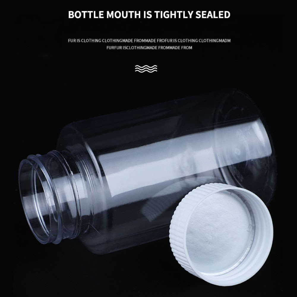 100PCS 15ml 20ml 30ml 50ml 100ml 150ml Plastic Sealed Tablet Bottle PET ...