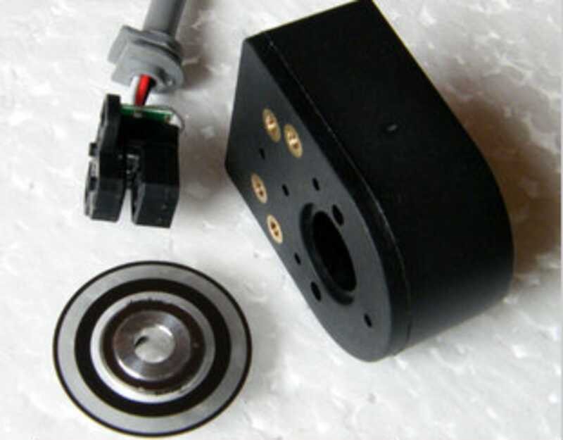 Split type motor encoder with holes 4, 5, 6, 8, 10, two-phase 1000 wire ...