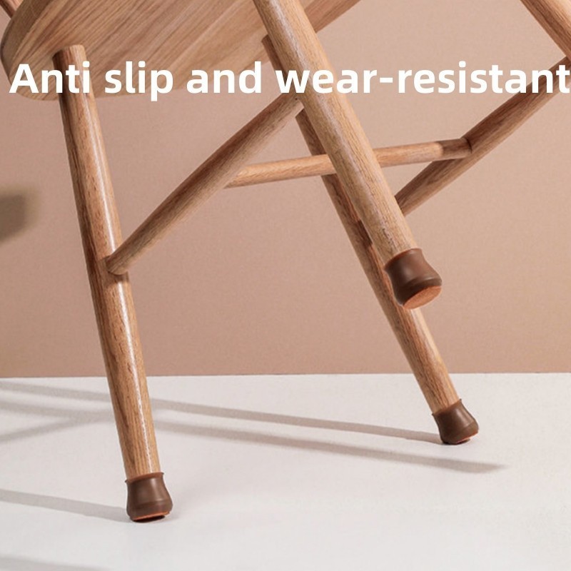 New Table Leg Pad Cover Silicone Rubber Feet Round Chair Cap Floor ...