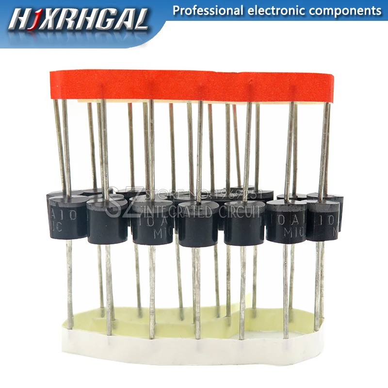 20PCS rectifier diode 1N5408 1N5404 1N5401 1N5822 1N5818 UF5408 UF5402 ...