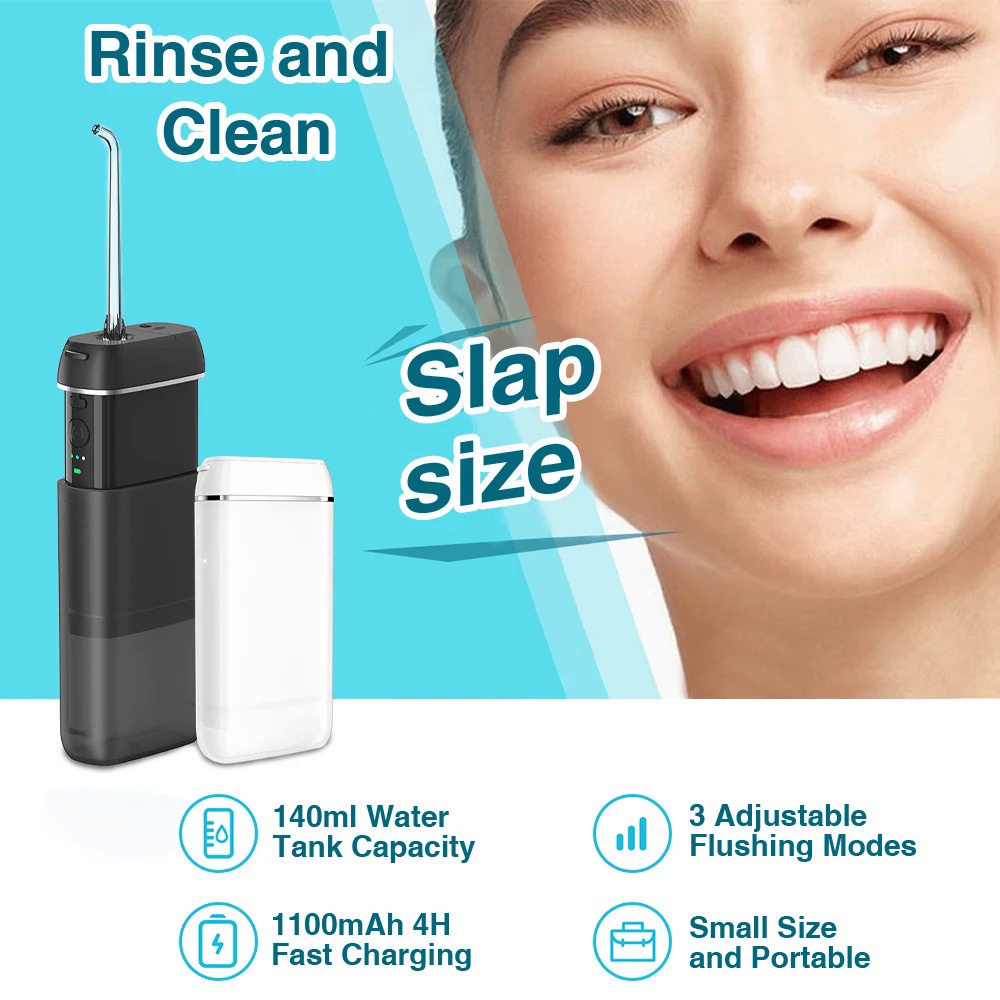 Portable Oral Irrigator Dental Water Jet Water Flosser Pick Toothpicks ...