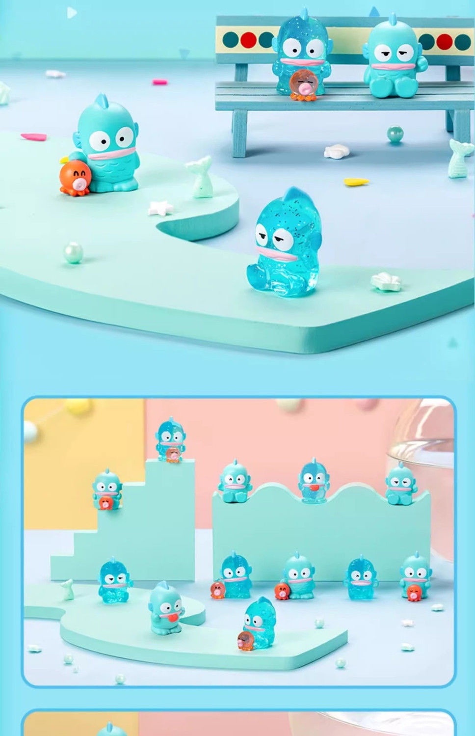 [Genuine] Sanrio Ugly Fish Hanton Naughty Bag Series Doll Cute Funny ...
