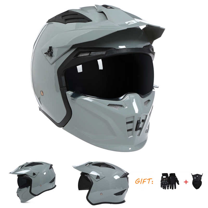 DOT Approved Full Face Helmet Casco Moto Capacete Motorcycle Helmet ...