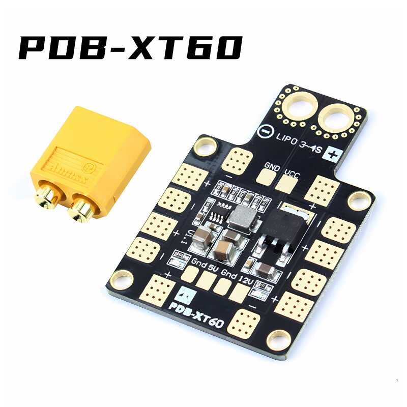 Matek Systems PDB Xt60 Power Distribution Board W/ BEC 5V & 12V 2Oz Copper For RC Helicopter FPV ...