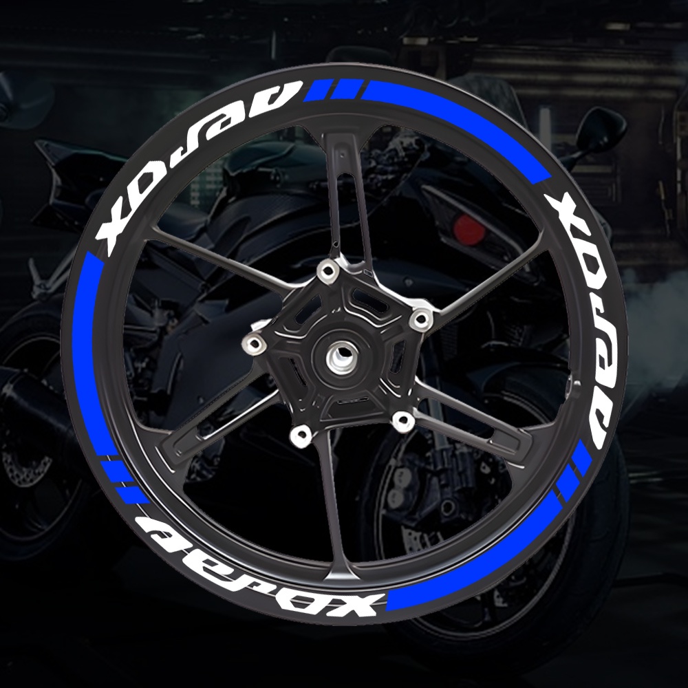 YAMAHA Aerox Sticker Motorbike Reflective Tires Stickers Hub Strip ...