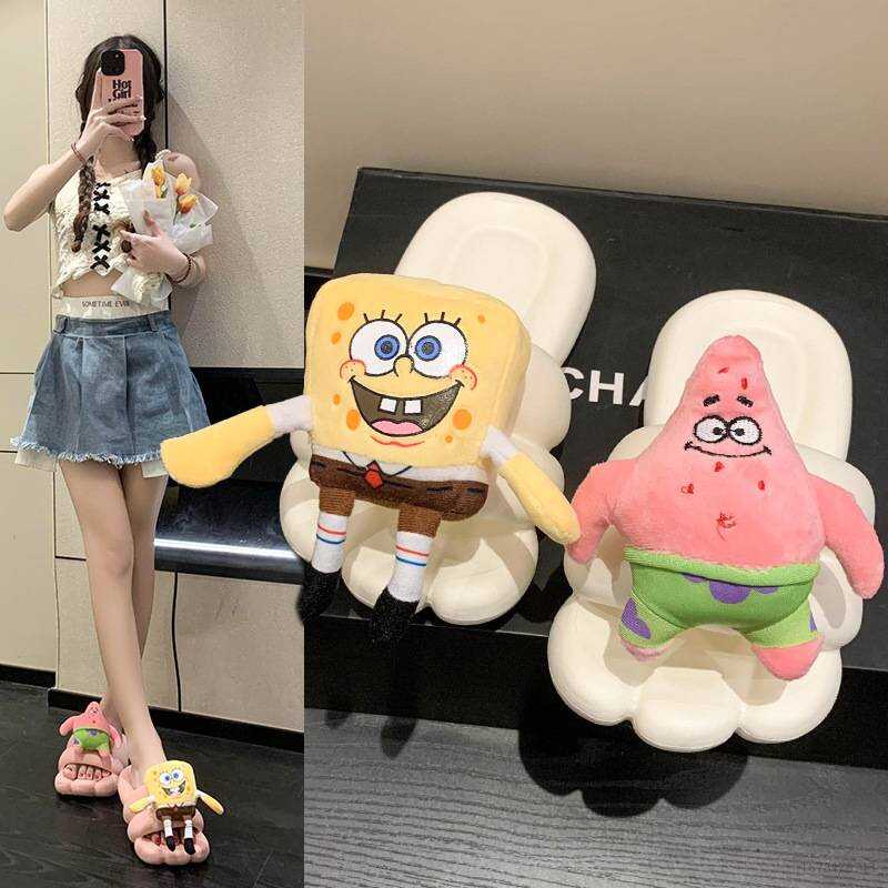 Sam 2023 Spongebob Patrick star slippers Summer cute cartoon babae sa ...