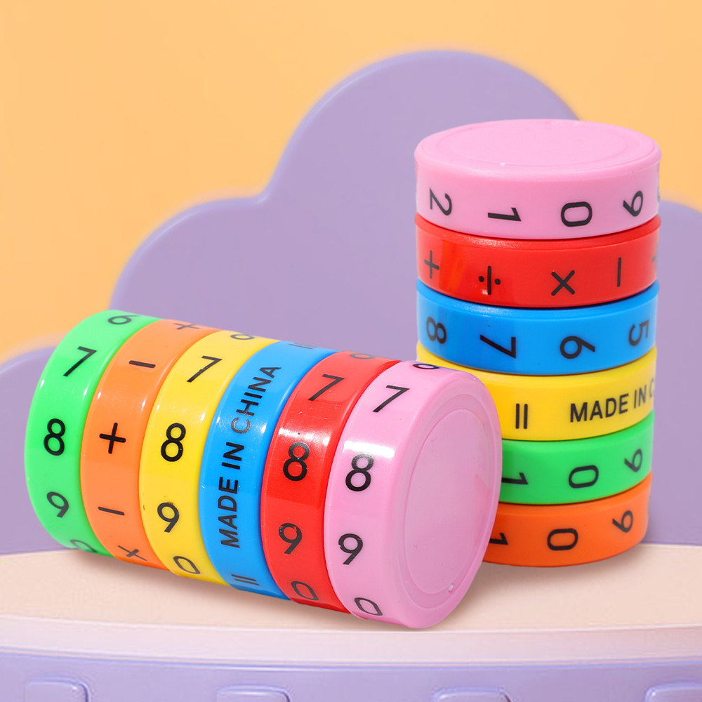 Children Numbers Magic Digital Cube Toy Montessori Puzzle Game Kids ...