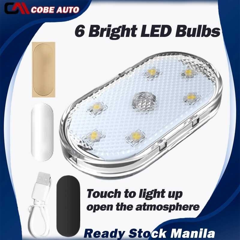 LED Touch Lights Wireless Interior Light Auto Roof Atmosphere Lights ...