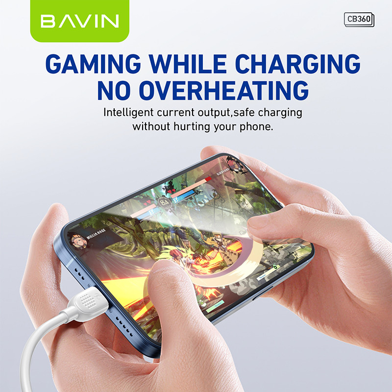 Original BAVIN 60W Fast Charging Type-C to Type-C Cable 480Mbps Data ...