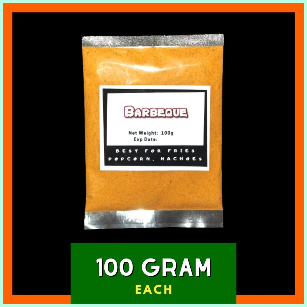 100g Potato Flavors Fries Popcorn Cheese Powder, BBQ Sour Cream Corner ...