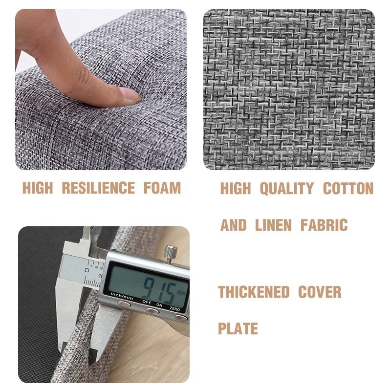 HOKEMP 76CM Long Heavy Duty Foldable Ottoman Chair Sofa Storage Box and ...