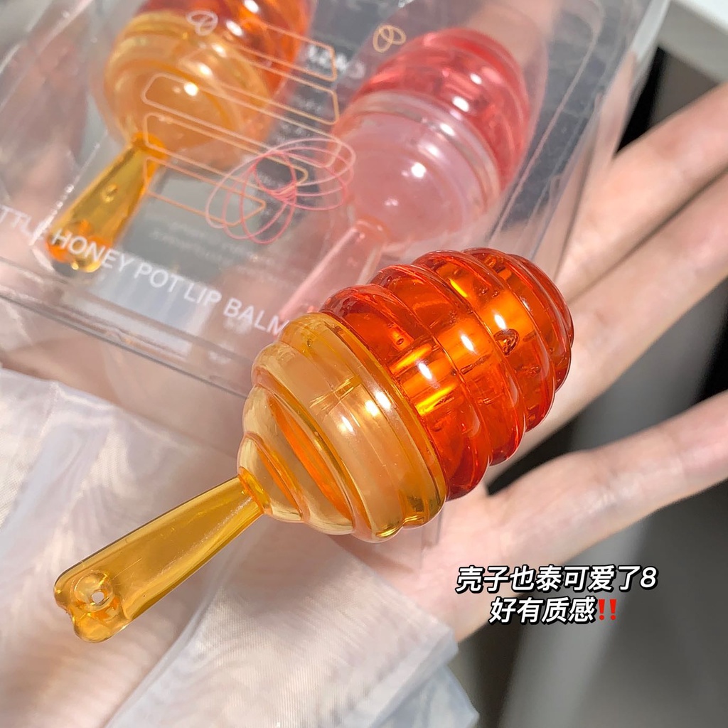 Small Honey Pot Two Lip Oil Set Moisturizing Fade Lip Lines Hydrating ...