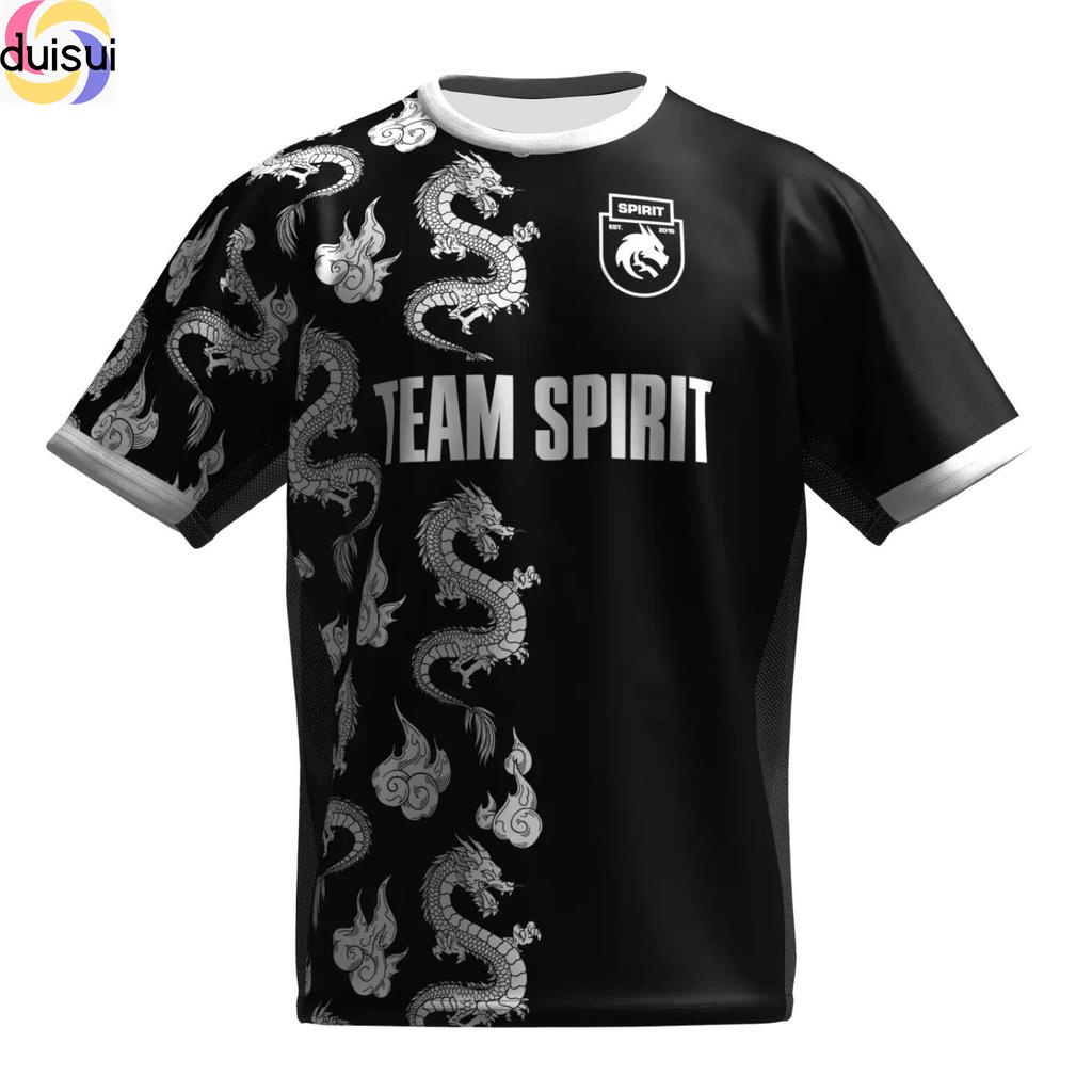 Team Spirit 23/24 Jersey Esports International TI12 Uniform Men Fans T ...