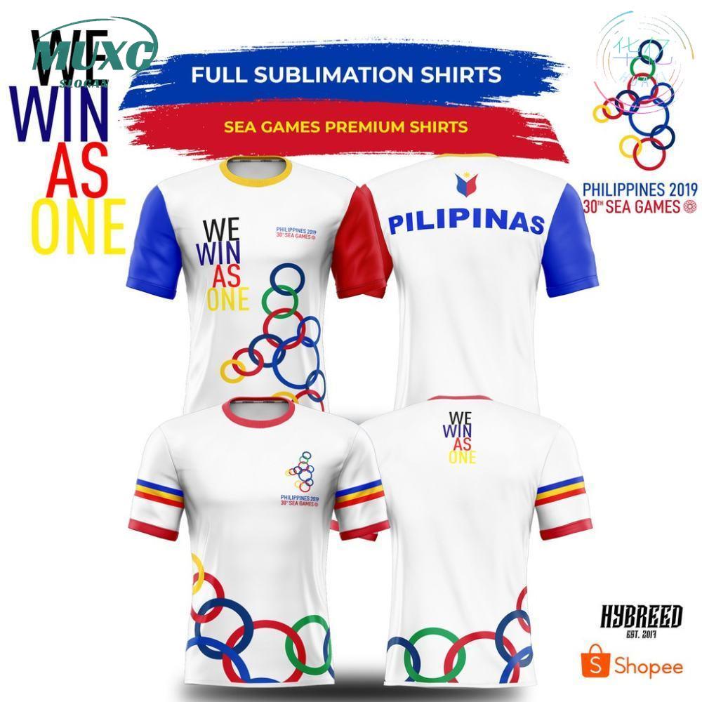 2022 SEA GAMES Hybreed Tshirts Official Shirt 2019 White Philippines ...