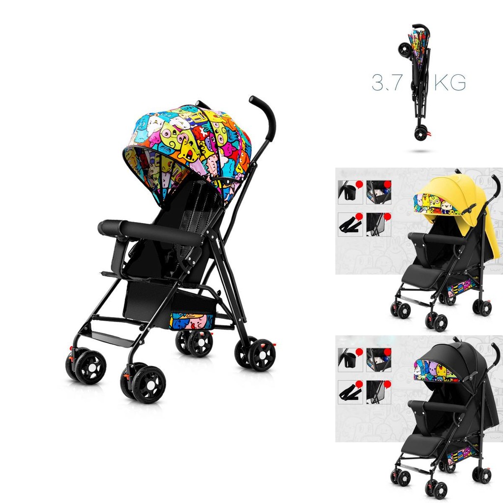 Stylish Baby Lightweight Stroller Compact Design Perfect For Infants ...