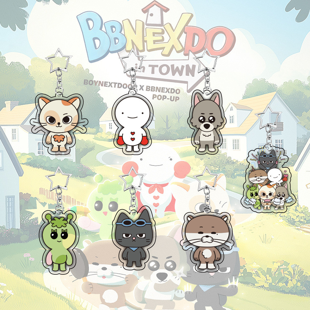 Kpop Idol BOYNEXTDOOR BBNEXDO Keyring Cute Cartoon Style Transparent ...
