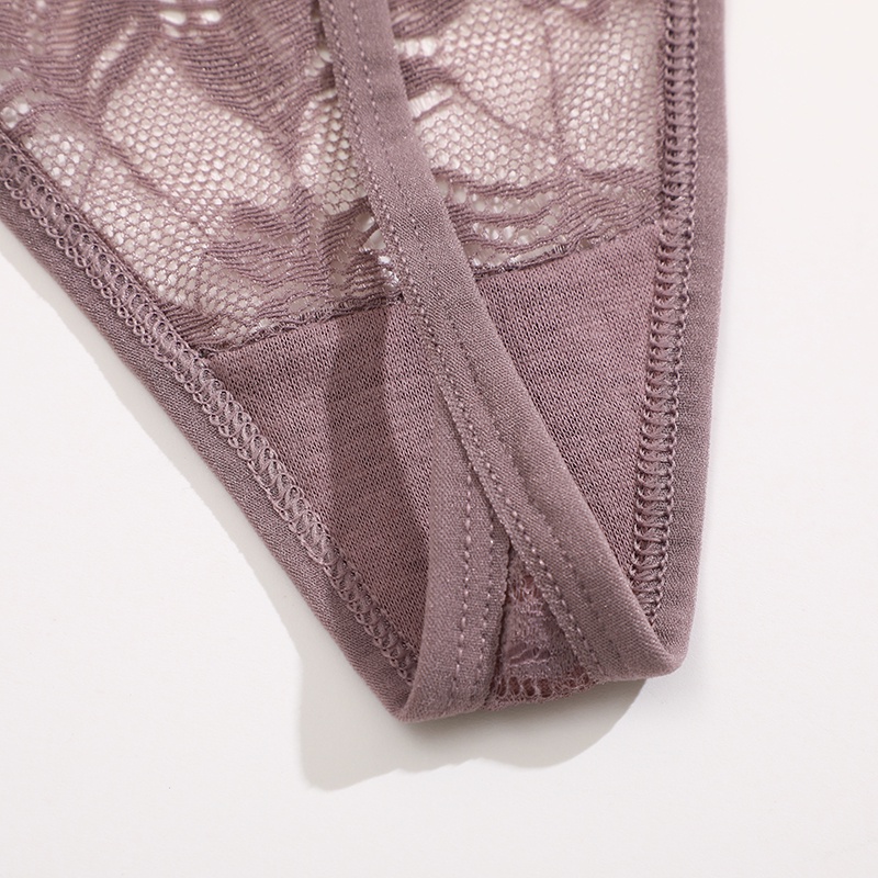 Sexy Lace Thong For Women T-back Seamless Panty Bikini Breathable ...