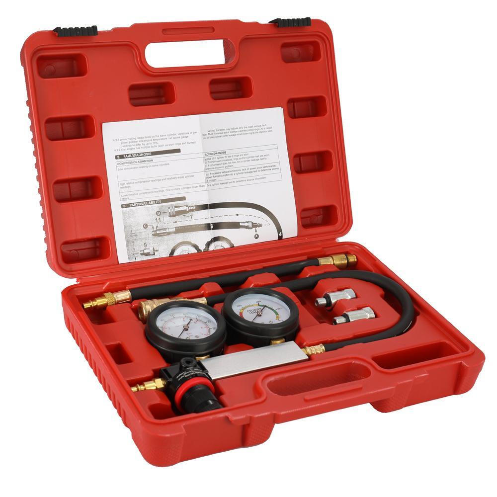 Auto Cylinder Leak Tester Leakage Detector Set Petrol Engine Tool Kit ...