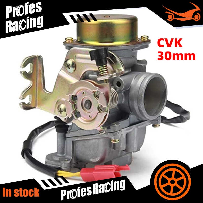 Motorcycle CVK 30MM Carburetor Carb For Scooter ATV UTV Scooters GY6 150CC 200CC 250CC Engine ...