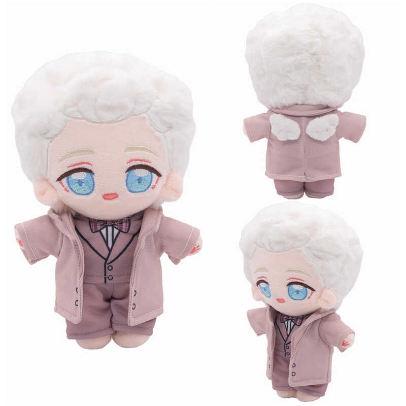 Aziraphale Angle Cosplay Plush Toys Cartoon Soft Stuffed Dolls Mascot ...
