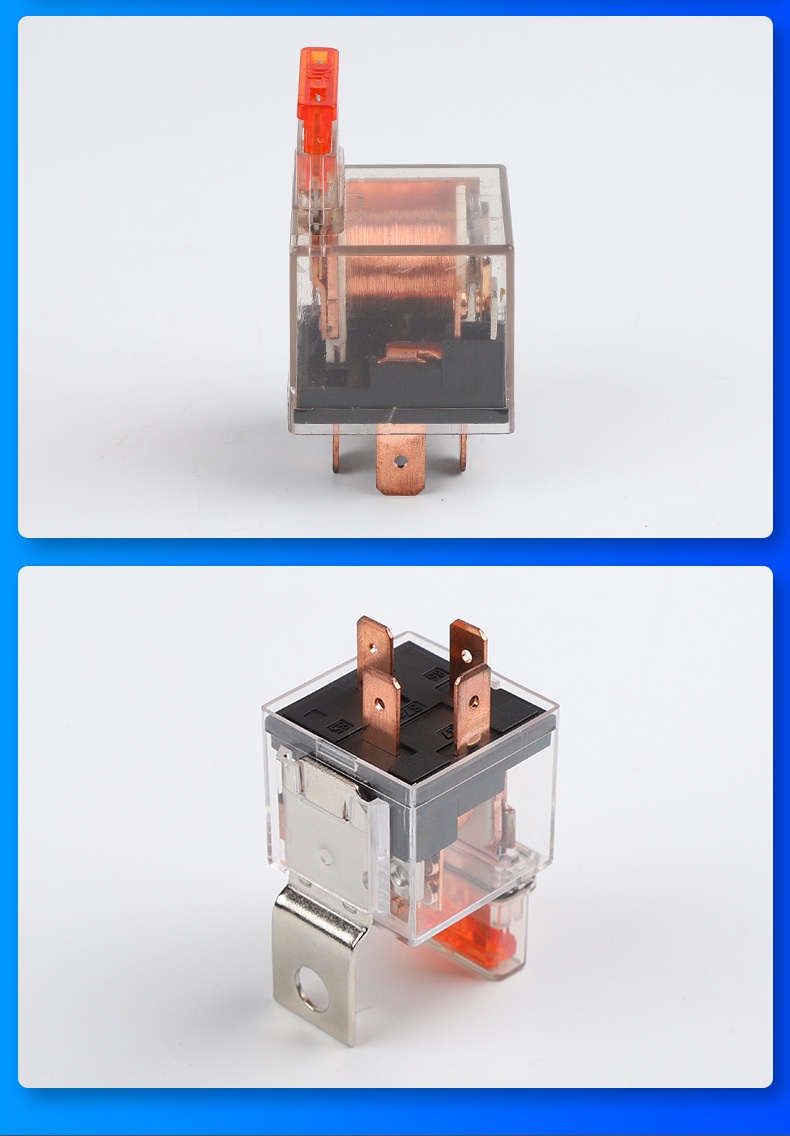 Transparent fuse relay 40A/80A12V/24V fully enclosed relay headlight ...