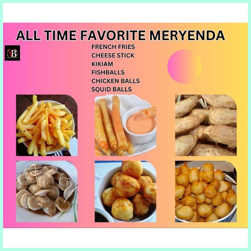 Laminated MERYENDA ALL TIME FAVORITE Signages A4 Size water proof ...