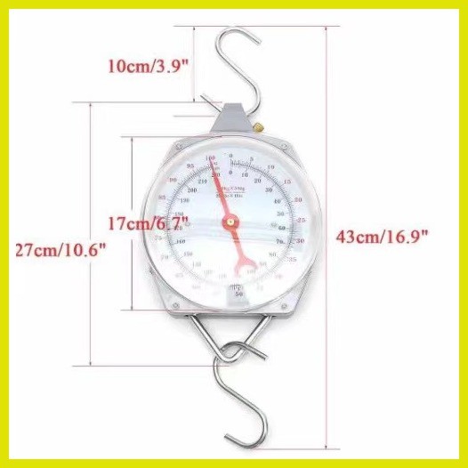 ๑ ♠ General Master Dial scale/Analog scale Hanging scale 100kg | Shopee ...