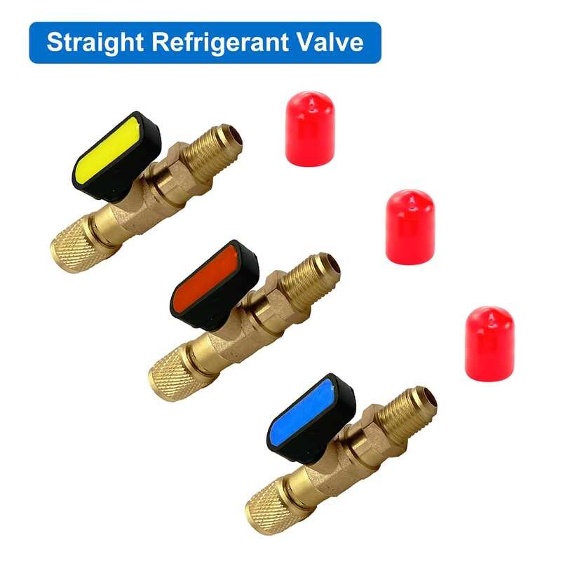 Air Conditioning Refrigerant Vae 1/4" SAE Straight Shut-Off Vae For ...