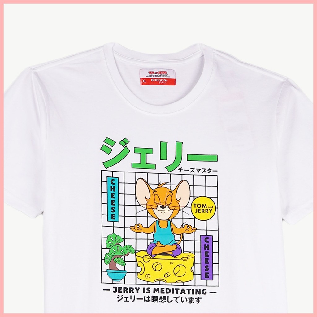 ๑ ♞Bobson Japanese Men's X Tom and Jerry Basic Tees Slim Fit 163198-U ...