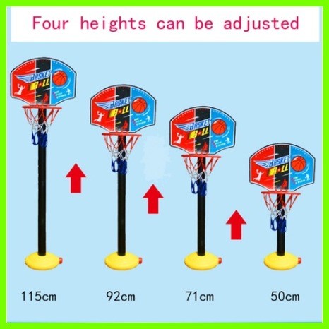 ♒ § Kid's Basketball Toddler Children's Adjustable Mini Basketball Hoop ...