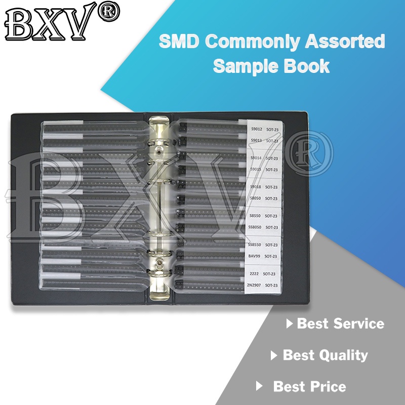 SOT23 SMD Commonly Assorted Sample Book SOT23 Transistor Triode Kit ...