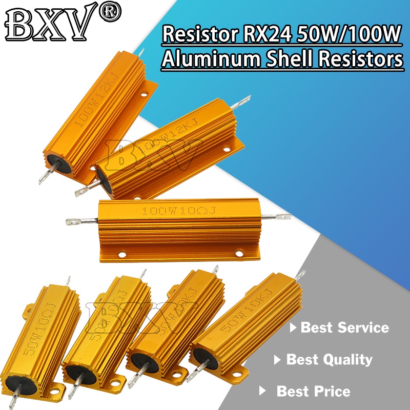 50W Aluminum Power Metal Shell Case Wirewound Resistor 0.01R ~ 51R 1 6 ...