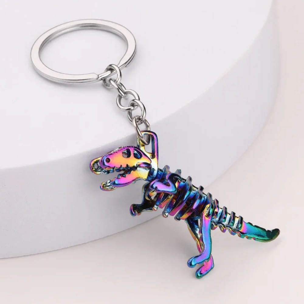 Vintage Mechanical Screw Robot Keychain Creative Movable Joint ...