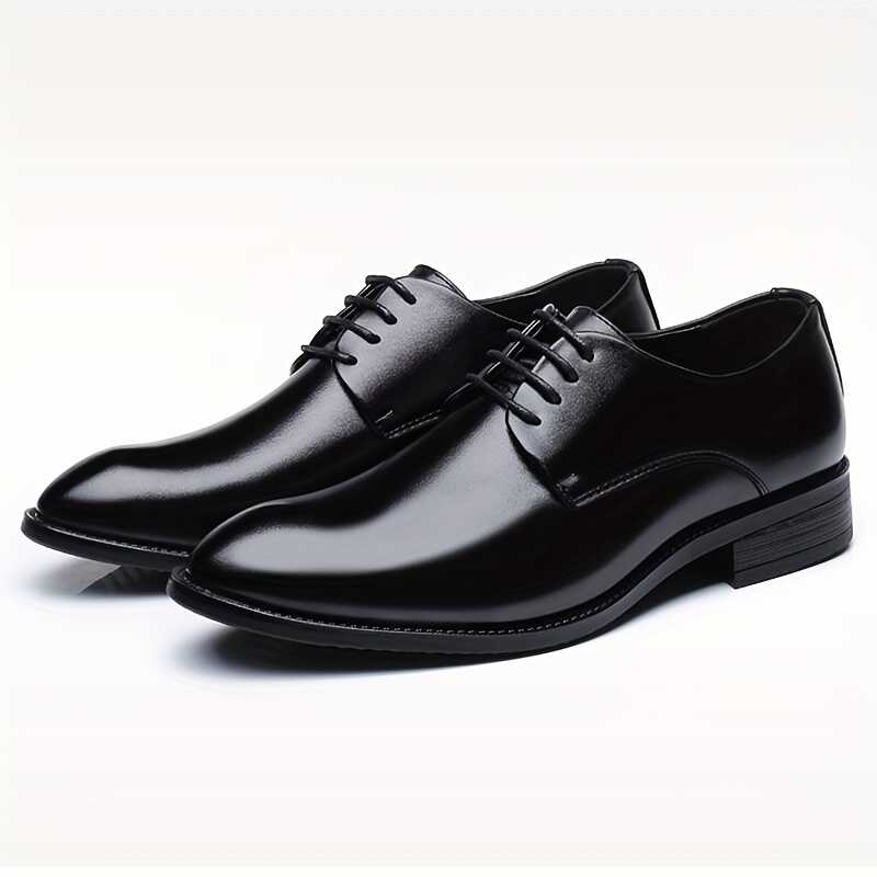 Men's Derby Business Formal Office Shoes, Casual Walking Lace-Up Front ...