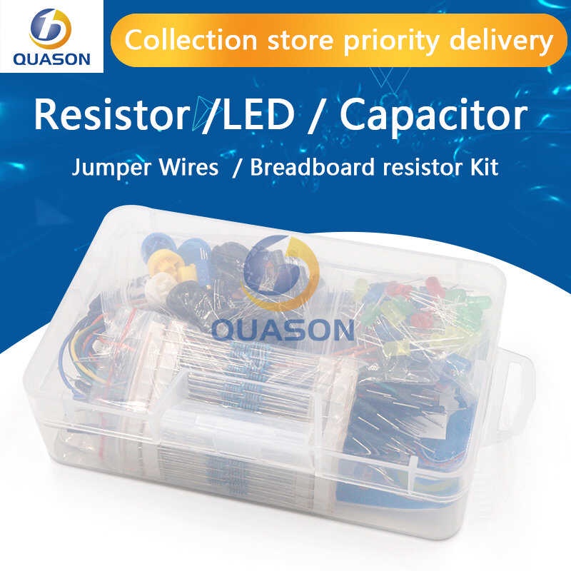 Starter Kit Para Sa Arduino Resistor /Led/Capacitor/Jumper Wires ...