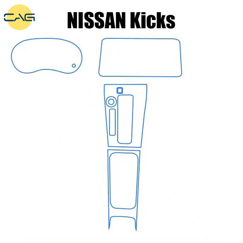 ≌§ NISSAN Kicks(2017-2023)- Anti-Scratch Interior NISSAN Kicks Center ...